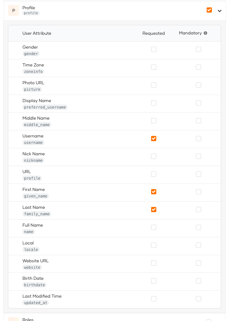 Display user details - Asgardeo