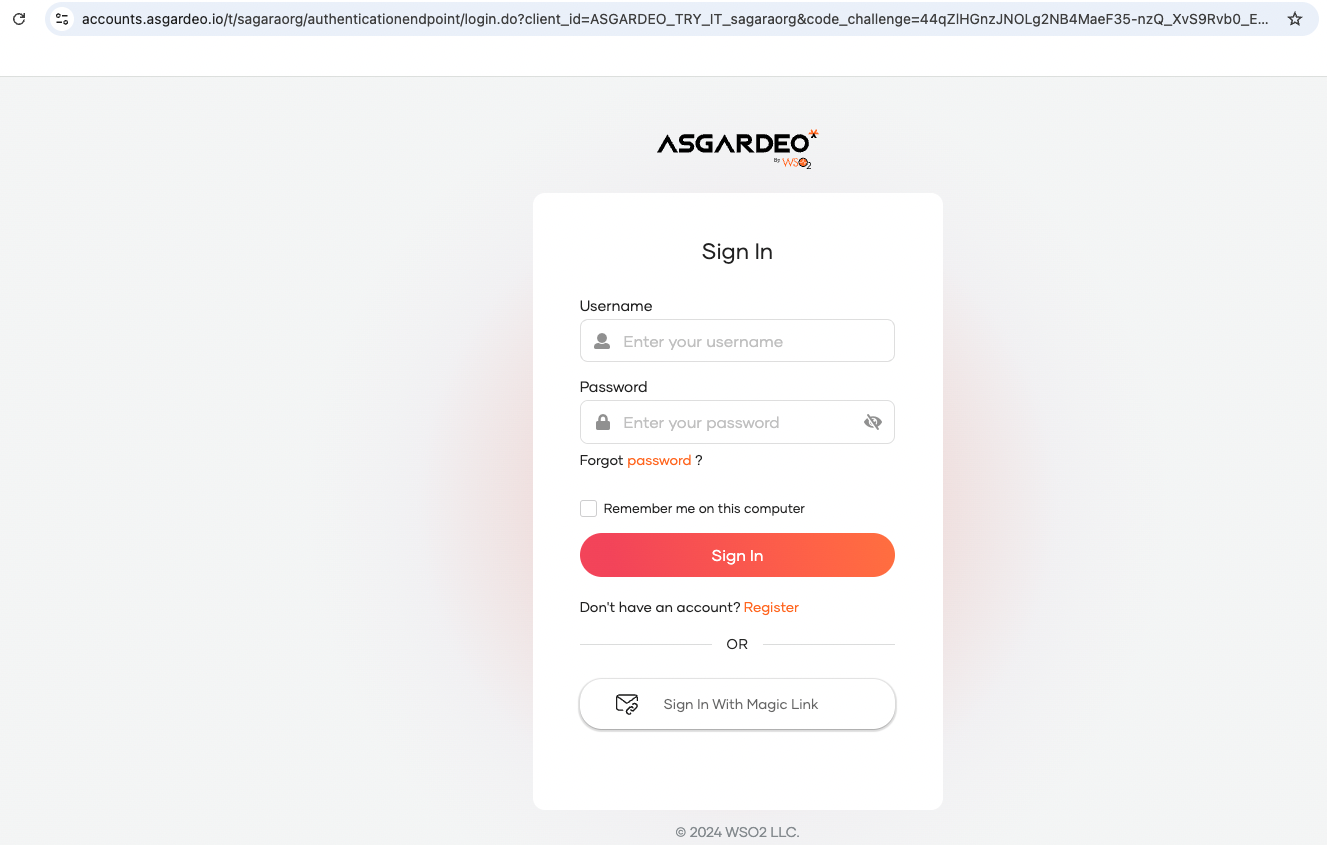 Loginflow ai - Asgardeo