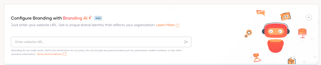 Branding ai - Asgardeo