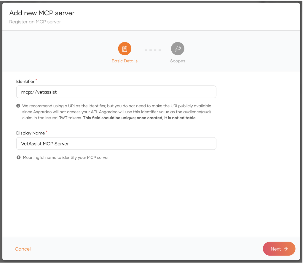 Implement End-to-End Authorization for MCP servers - Asgardeo