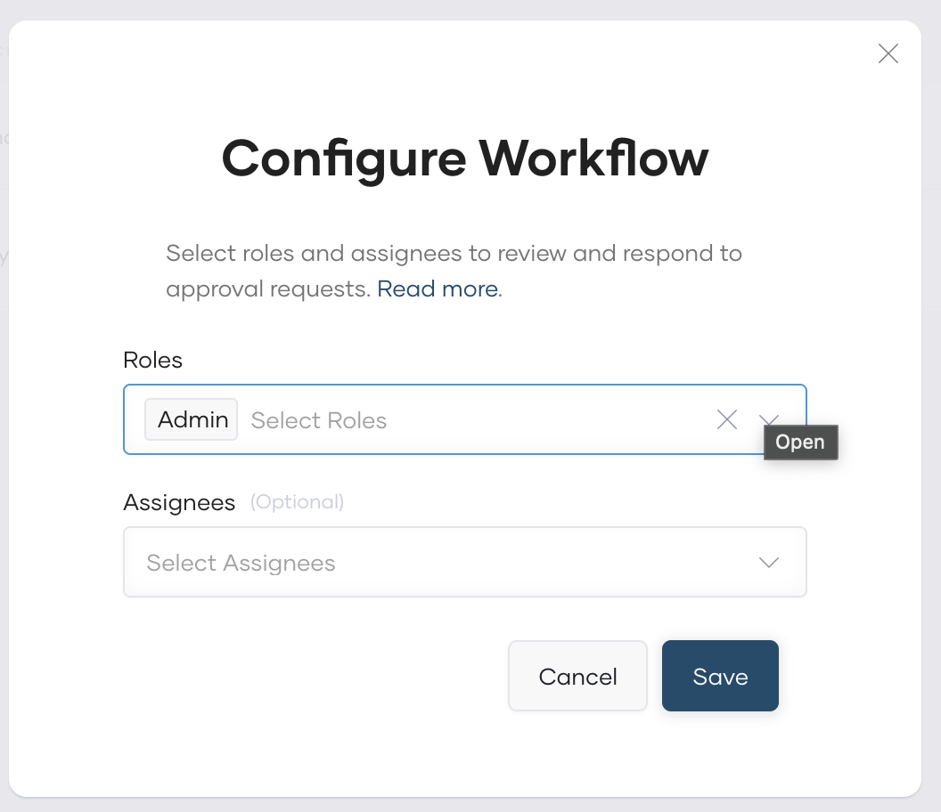Bijira Documentation | Configure Workflow Approvals